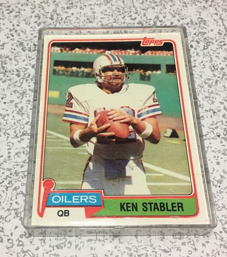 1981 Topps Houston Oilers team set (20 cards) Ken Stabler, Jack Tatum ...