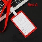 Metal ID Badge Card Holder Business Security Pass Tag Holder with ...