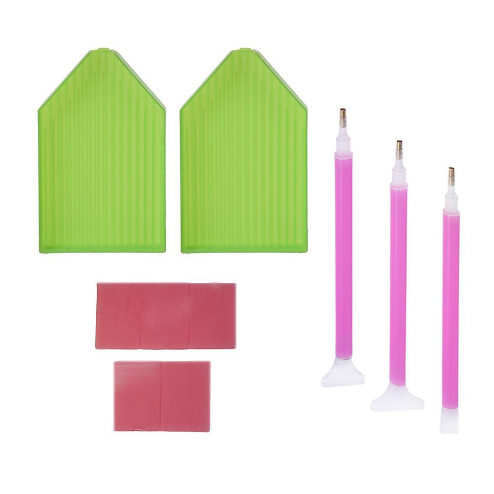 DIY Diamonds Painting Pen Set Art Crafts Rhinestones Pen Set Exquisite ...
