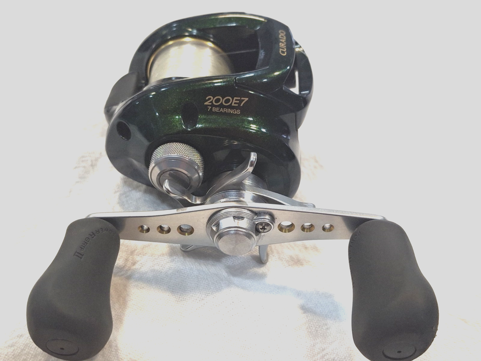 USED CONDITION-SPOOLED,NEVER FISHED?? SHIMANO CURADO 200E7 BAITCAST ...