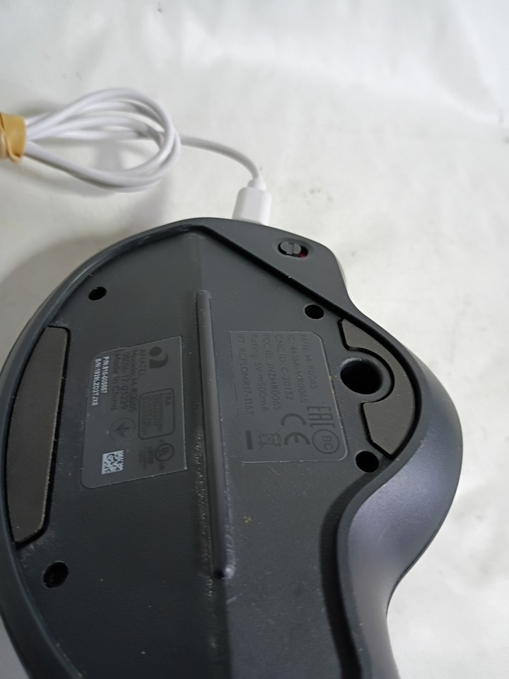 Logitech MX Ergo Wireless Bluetooth Trackball Ergonomic Mouse M-R0065 ...