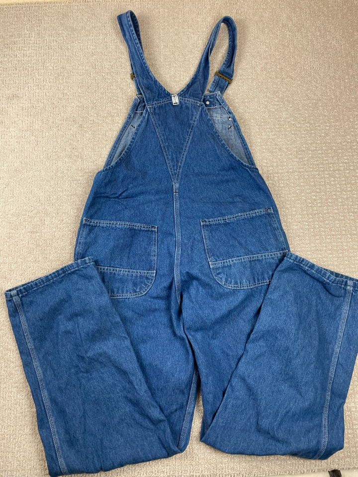 Vintage Key Overalls Mens Size 36x32 Imperial Bib Carpenter Blue Denim ...