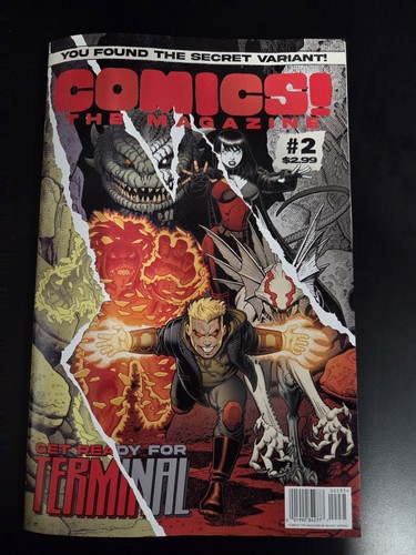 Comics! The Magazine #2 Secret Variant Art Adams. First Kirman Terminal ...