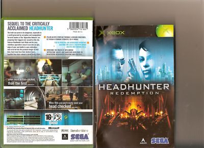 HEADHUNTER REDEMPTION XBOX / X BOX | eBay UK
