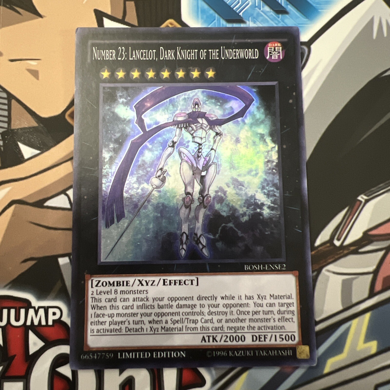 Number 23: Lancelot, Dark Knight of the Underworld BOSH-ENSE2 Yu-Gi-Oh ...