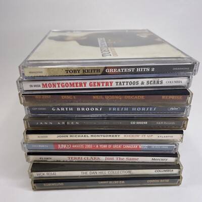 Lot Of 10 Various Artists Country Music Cds (CD LOT) VG COUNTRY Lot01 ...