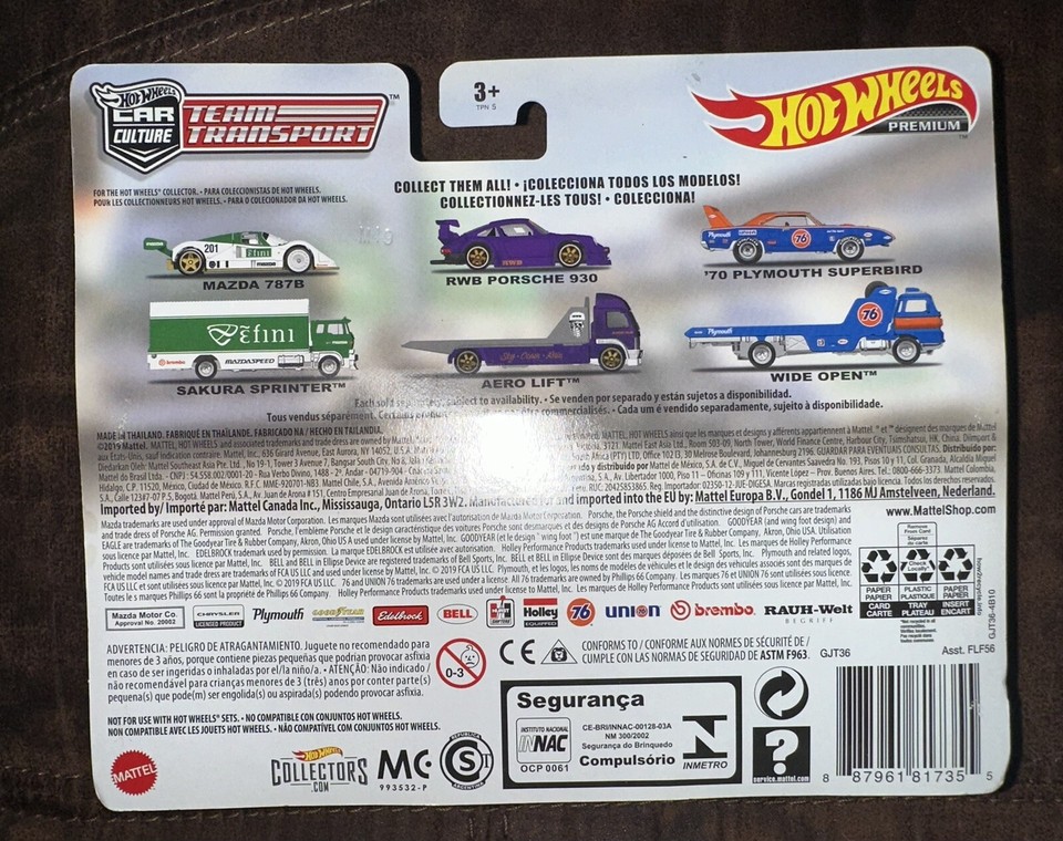 2020 Hot Wheels Team Transport #16 Mazda 787B with Efini Sakura ...