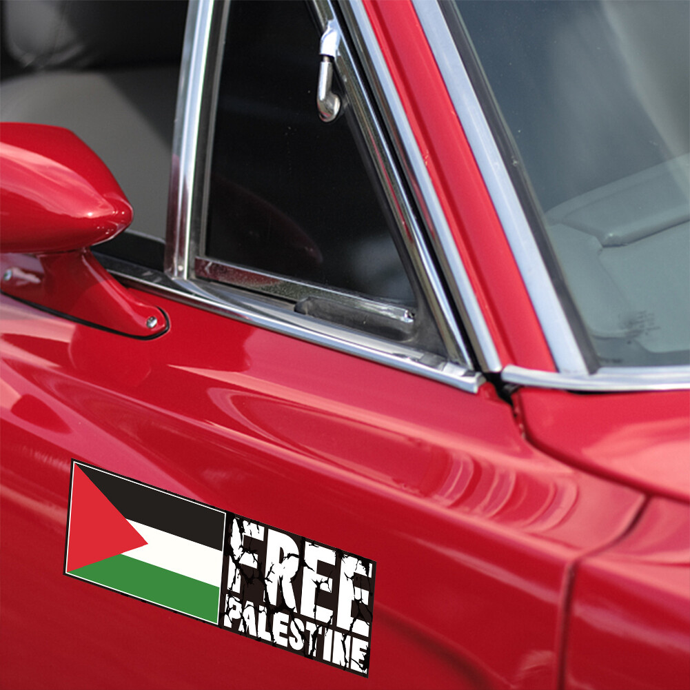 Creative Car Sticker PVC Palestine Flag Anti-UV Decal for Truck Auto ...