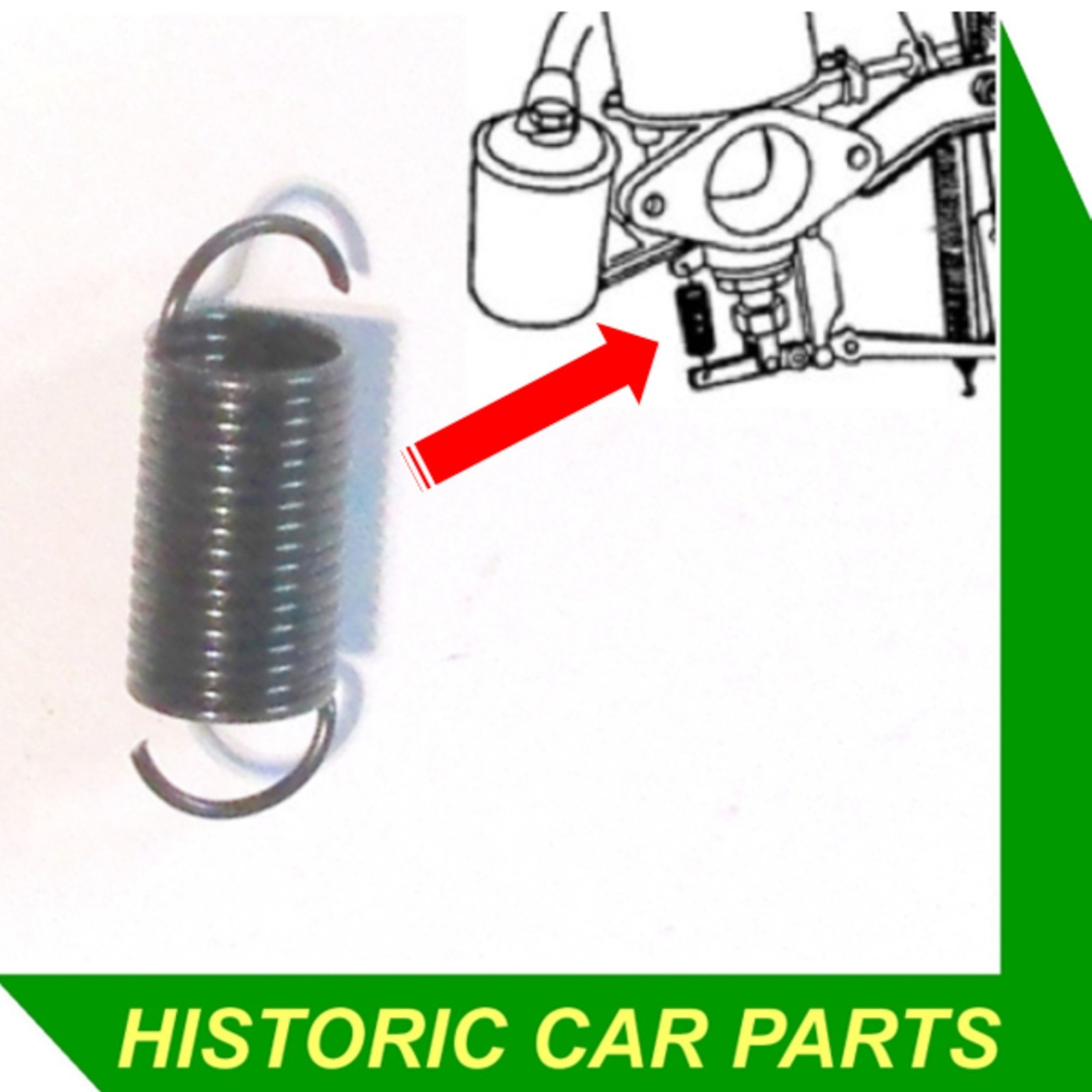 Morris Minor MM 918cc 1948-52 - H1 SU Carburettor JET LEVER RETURN ...