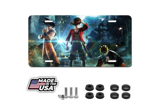 Dragon Ball Goku Naruto One Piece Luffy License Plate Auto Truck Car ...