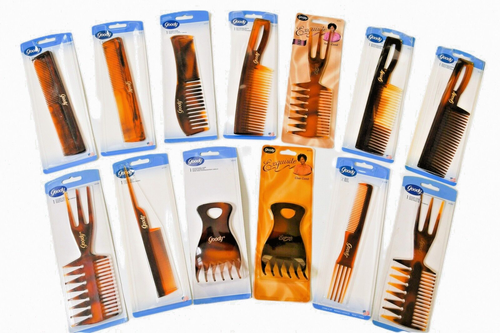 Vintage Goody Hair Combs – Detangling Hair Styling Comb, Parting & Lift ...