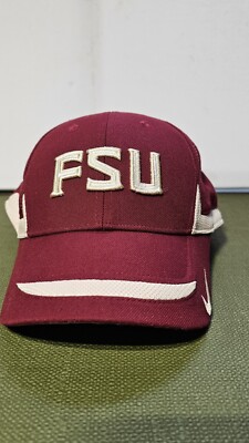 NIKE TEAM Rare Design FLORIDA STATE SEMINOLES FSU Baseball Cap Hat | eBay