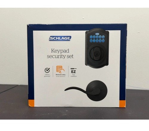 Schlage Keypad Security Set Oiled Bronze Smart Home Lock | eBay