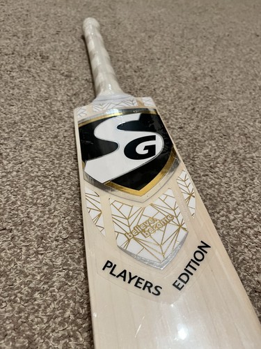 SG Players Edition Cricket Bat - 42mm Edges - 27mm Toe - Superb PING!! | eBay UK