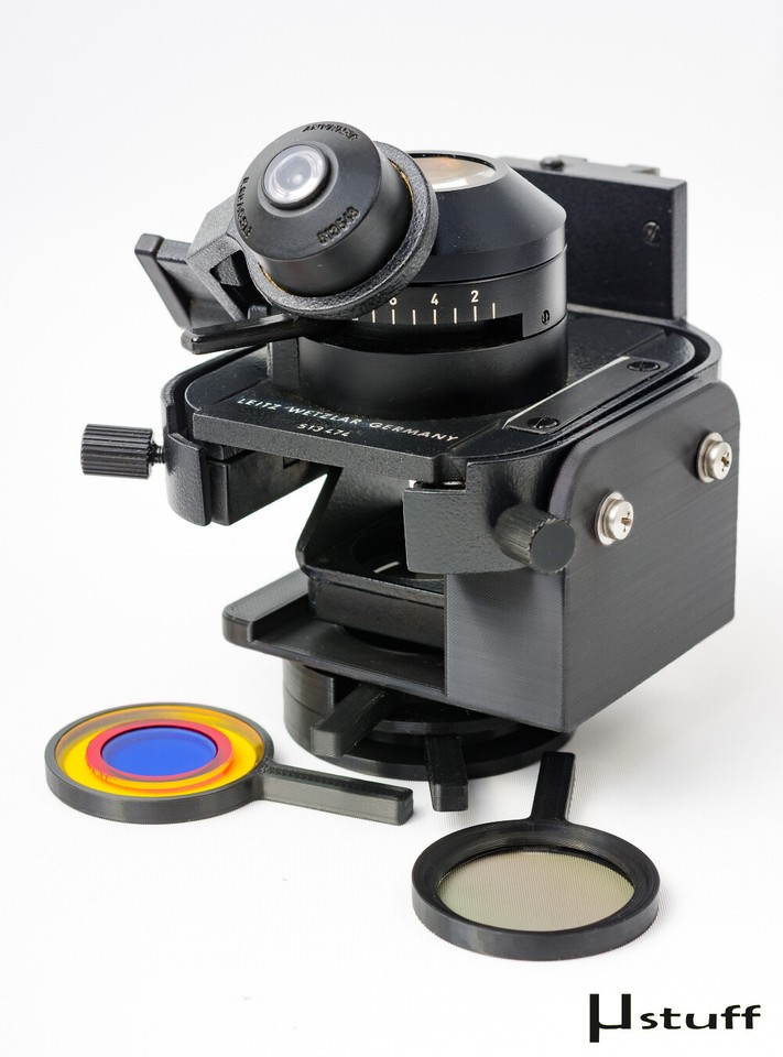 Leitz Laborlux Dialux microscope condenser lollipop filter holder set ...