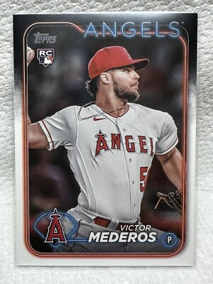 Victor Mederos 2024 Topps Series 1 One Rookie Card RC #270 Los Angeles ...