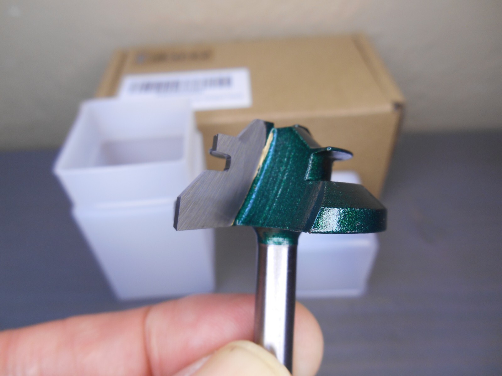 Yakamoz Lock Miter Bit, 1/4 Inch Shank 45 Degree Lock Miter Router Bit ...