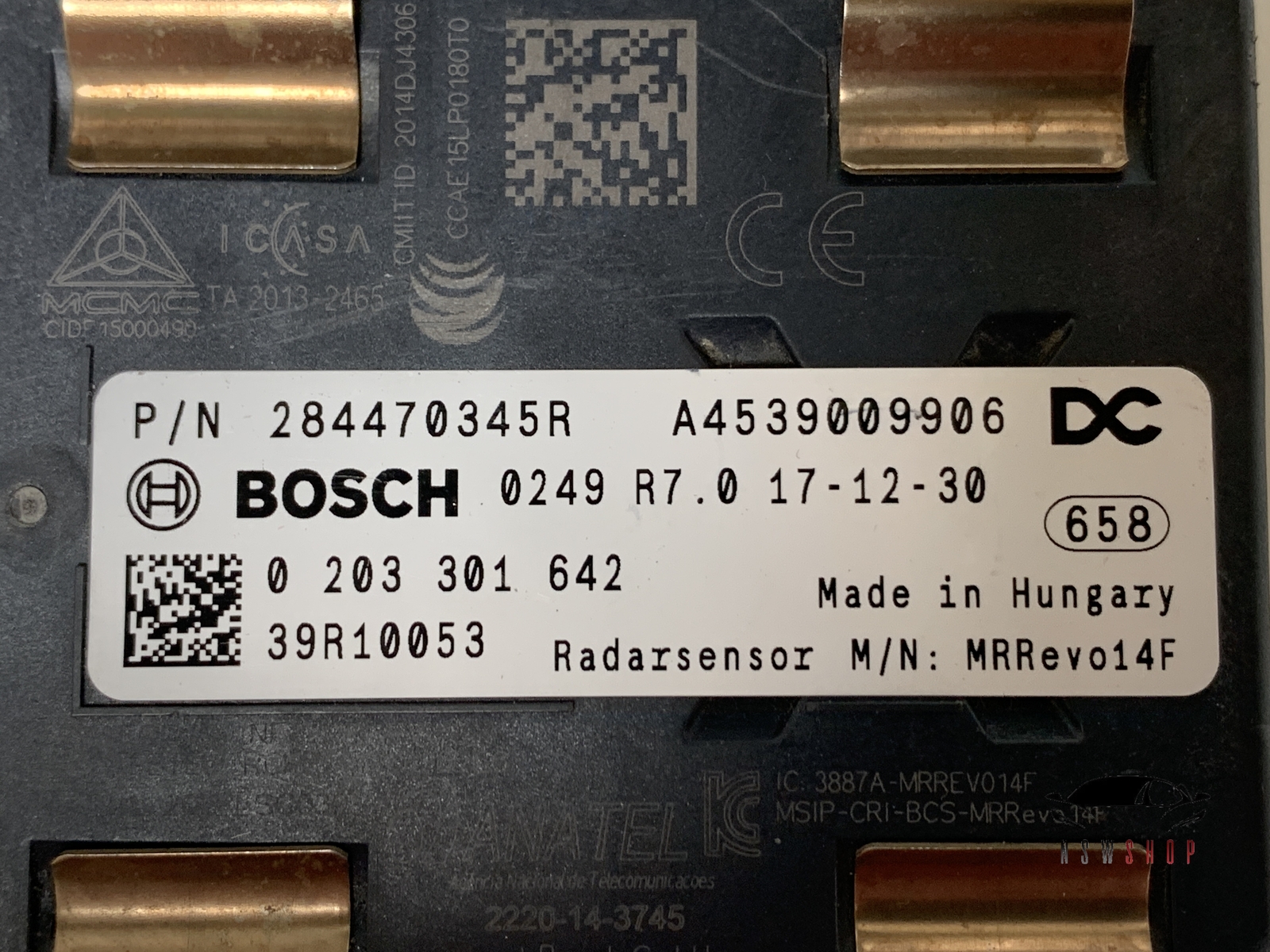 Acc Radar Sensor A4539009906 Original Smart Forfour Fortwo W453 | eBay