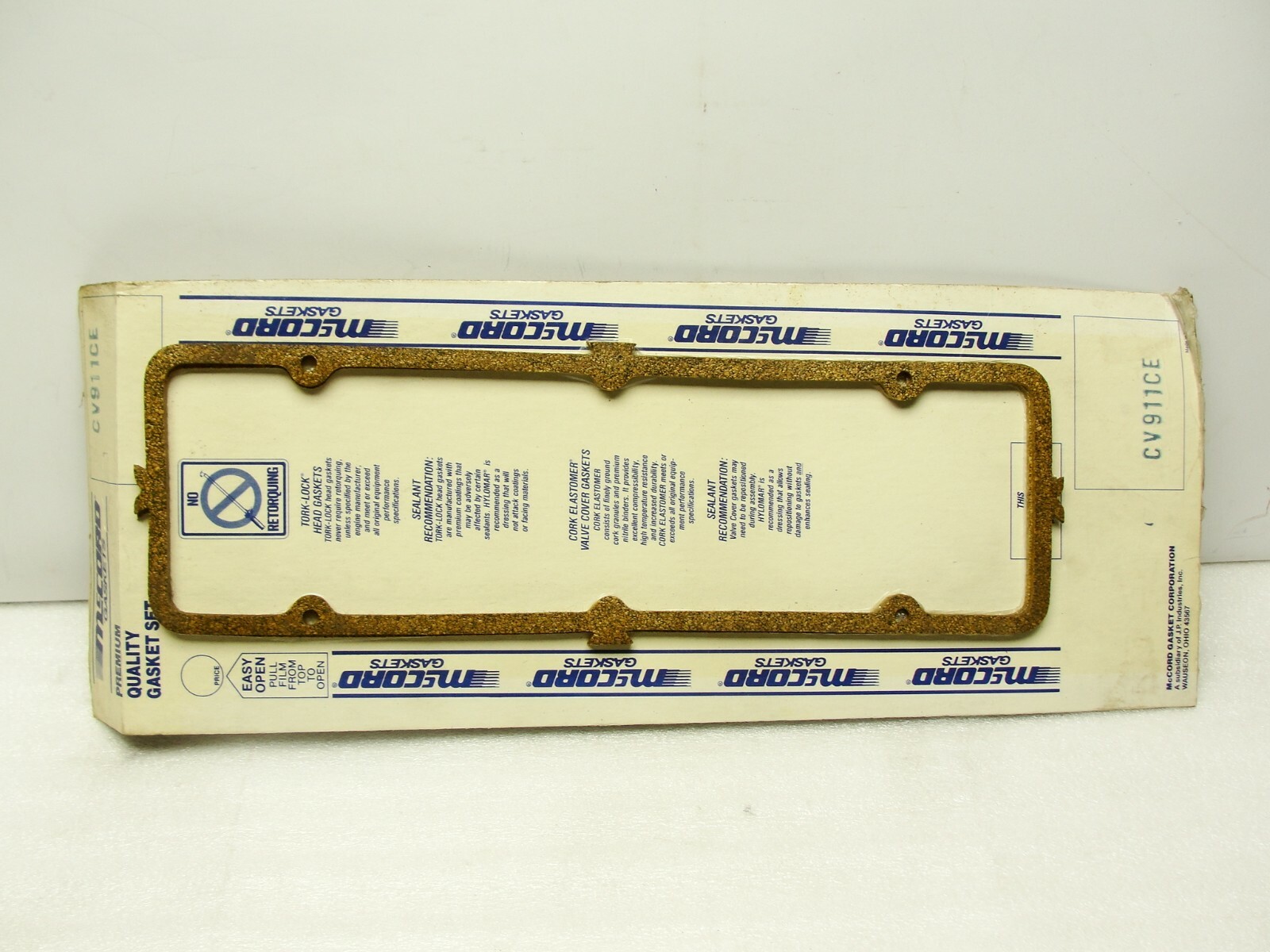 New Mccord 1968 1980 Buick Pontiac 350 V8 Engine Valve Cover Gaskets 7115