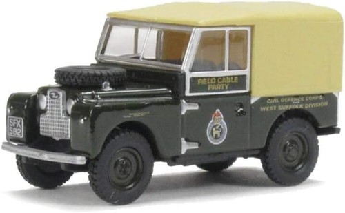 Oxford Land Rover Civil Defence Corps 1:76 Scale US IMPORT DUTIES PAID ...
