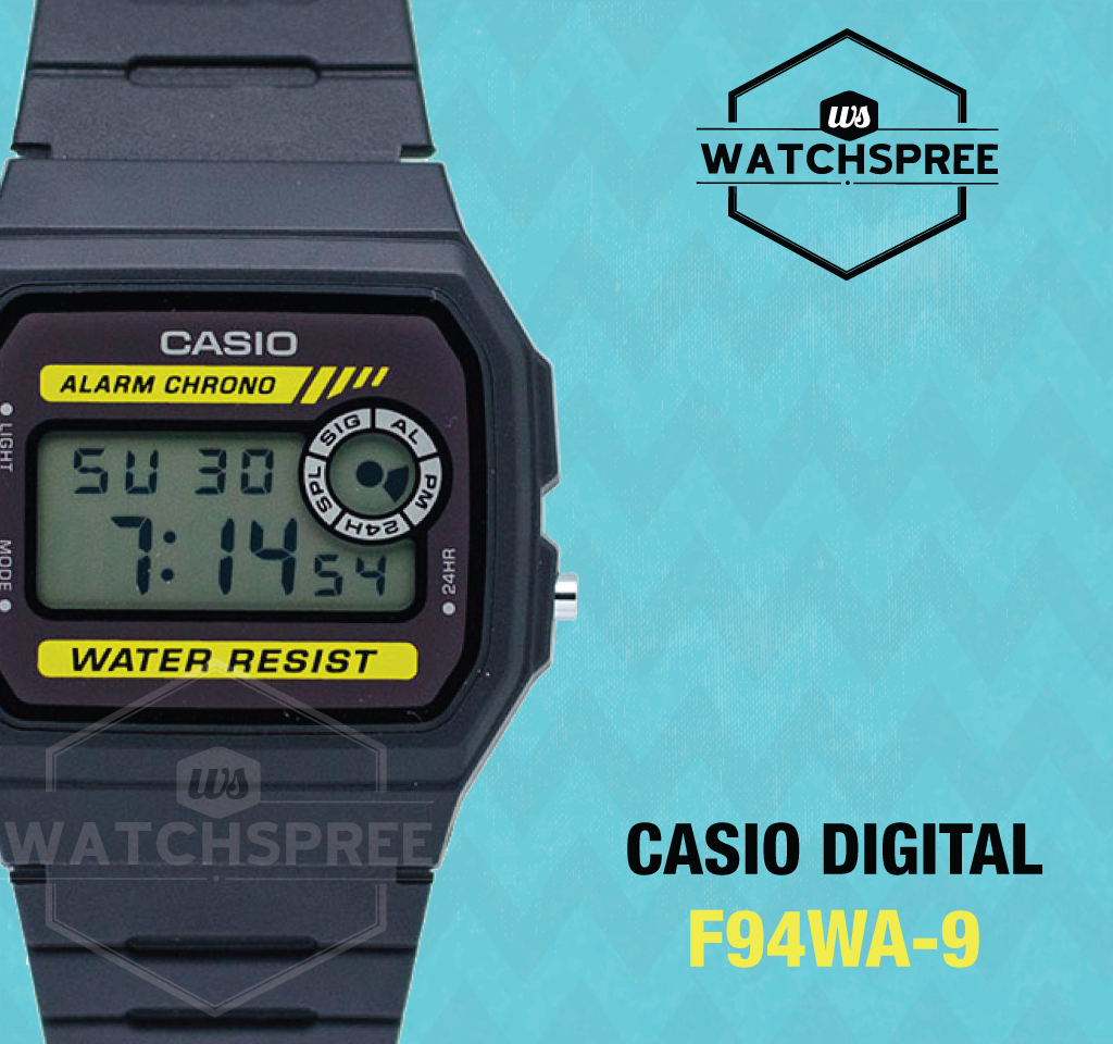 Casio Digital Watch F94WA-9D | eBay