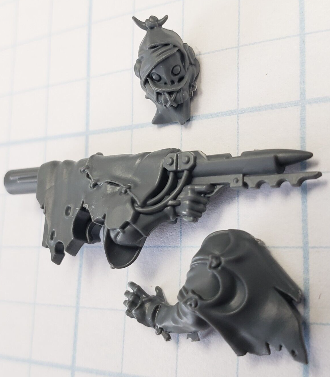 40k Necromunda Ash Wastes Bits Nomads War Party Charge Caster Missile ...