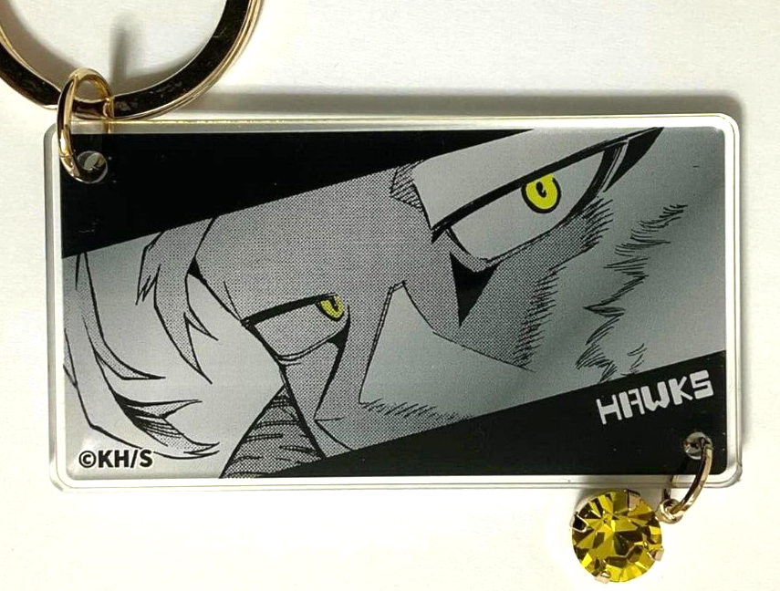 My Hero Academia The Eye's Acrylic Keychain Keyring Collection Hawks ...