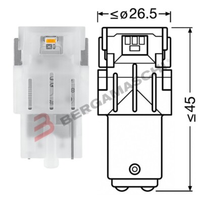 Paire Blister 2 Lampe OSRAM LED P21 / 5 W Bay15d Blanc Ledriving Sl | eBay