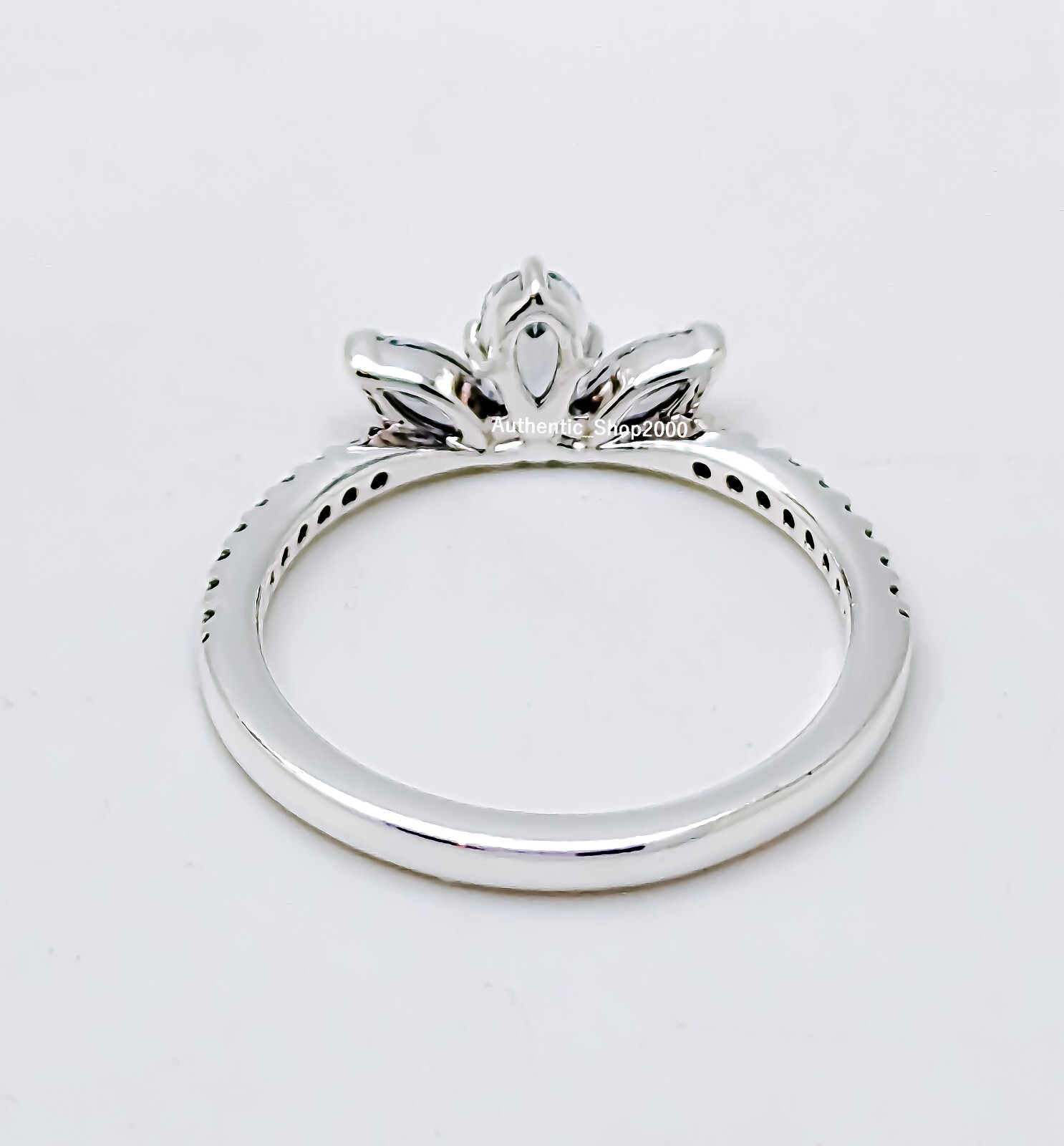 NEW 100% Authentic PANDORA 925 Silver Sparkling Herbarium Cluster Ring ...