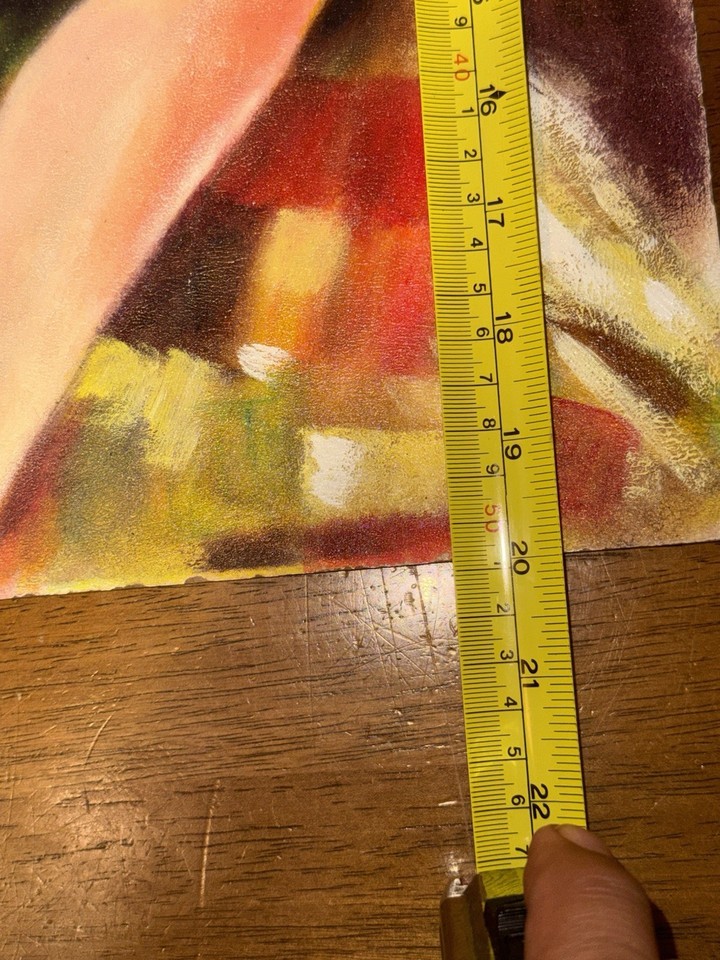 BEAUTIFUL VINTAGE RISQUÉ PAINTING ON BOARD SIGNED | eBay