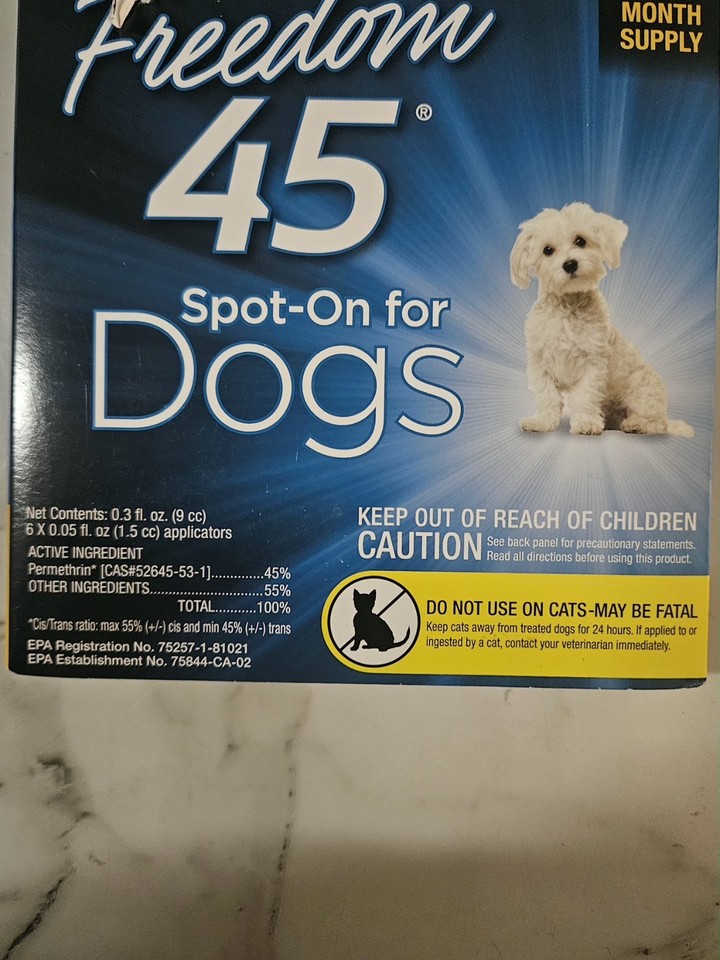 Freedom 45 Spot On For Dogs