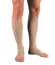 Relief Knee-High Firm Compression Stockings Large Silky Beige EA of 1 ...