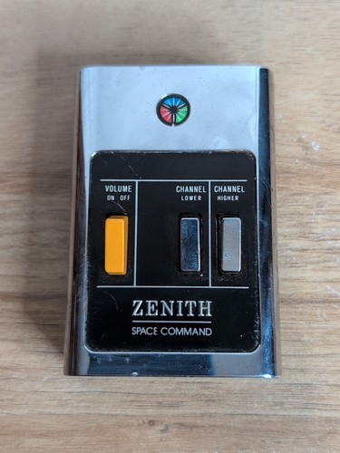 Vintage Zenith Space Command 3 Button Clicker TV Remote Control ...