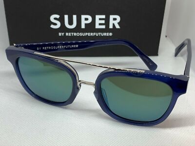 RetroSuperFuture 59M Akin Deep Blue Frame Sunglasses NIB | eBay