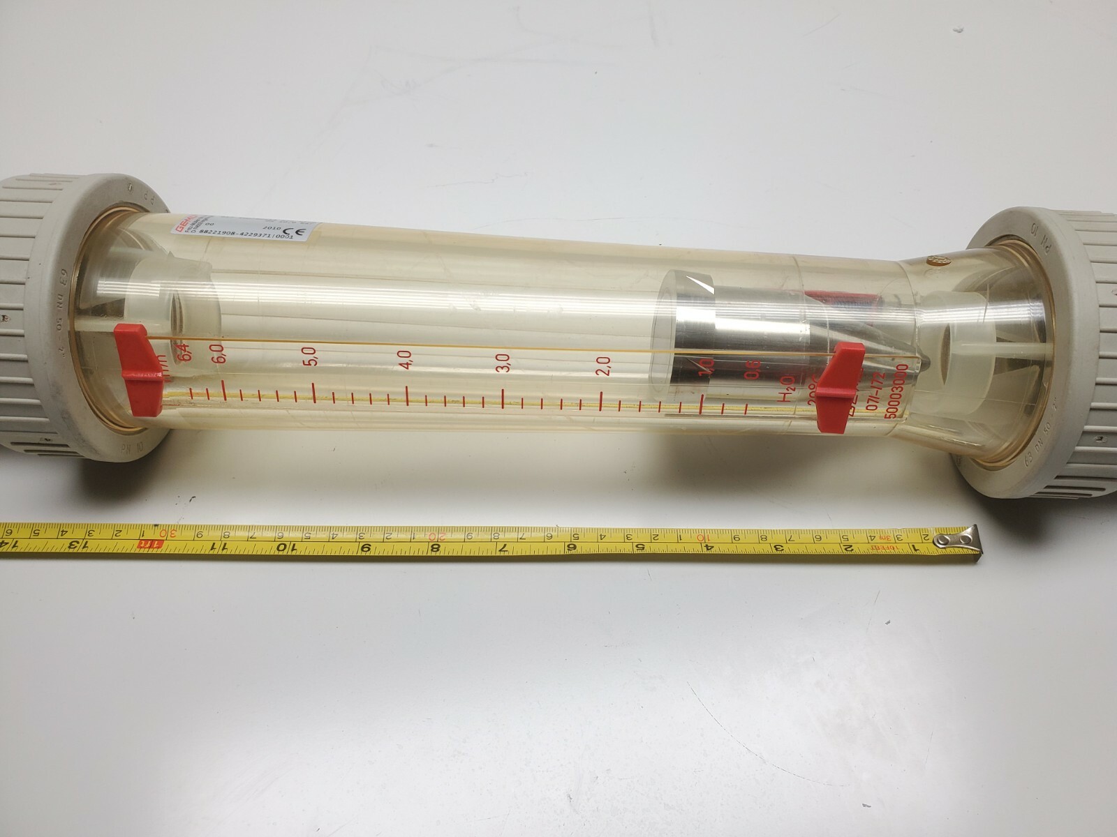 Gemu flow meter 817 50D782214 572 PS 10,0 BAR 145 PSI 1251000Z00000 ...