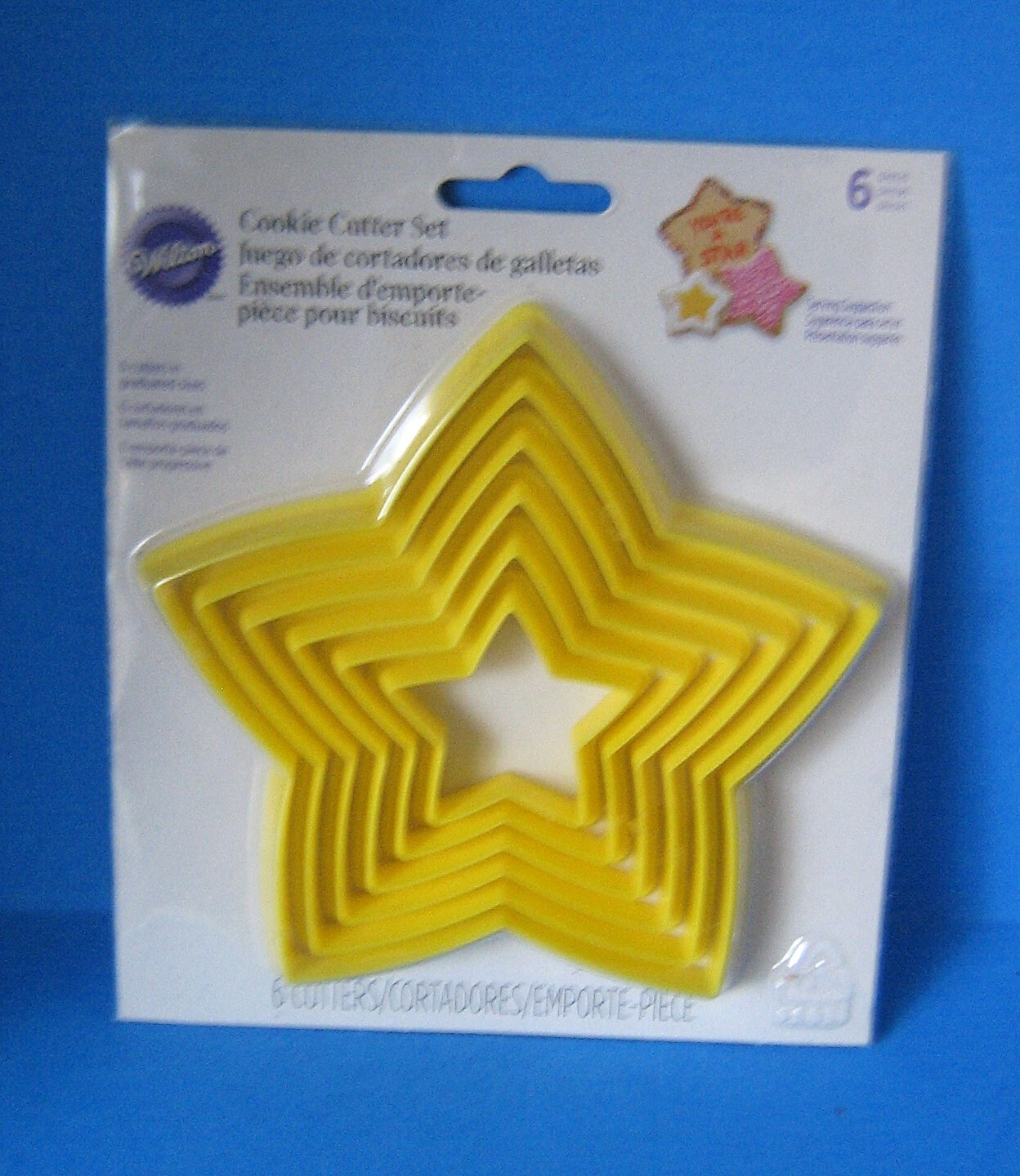 Wilton 6-star Nesting Cookie Cutter Set - NIP - UPC#0-70896-23111-6 | eBay