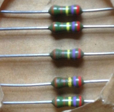 2k74 1% Resistor - Precision: SMA 0207 - Pack of 25 | eBay UK