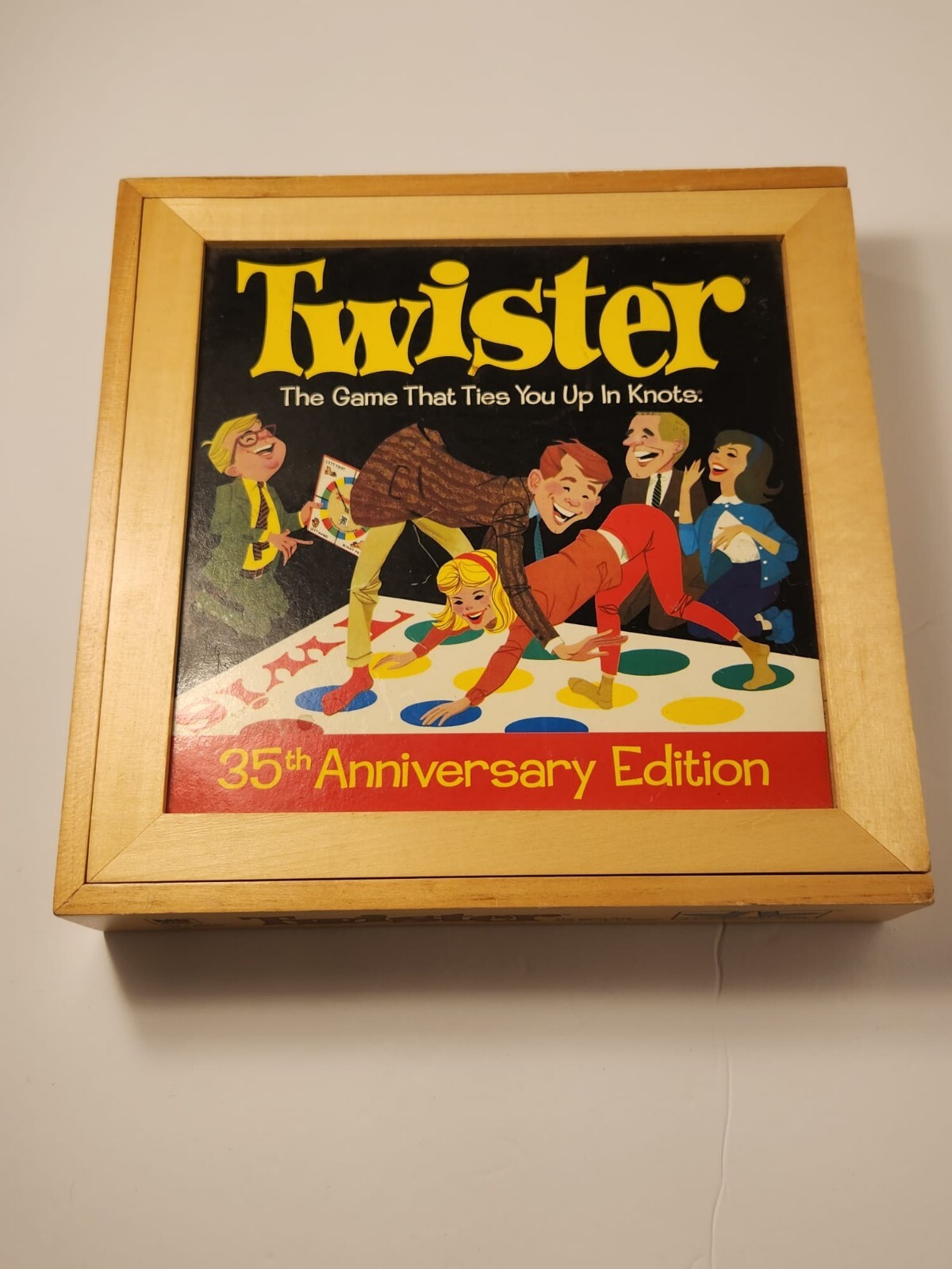 Original Twister Game~35th Anniversary Wood Box Edition~Hasbro ...