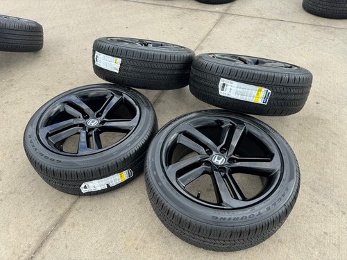 19" Honda Accord OEM wheels rims Black 64127 Civic HR-V tires NEW | eBay