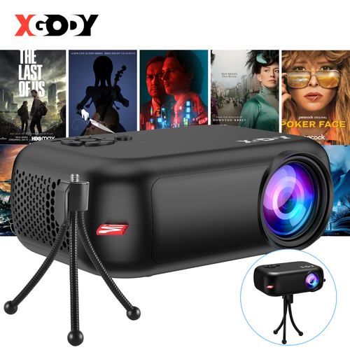 Mini Portable Projector 1080P FHD Video USB Home Projector Theater ...