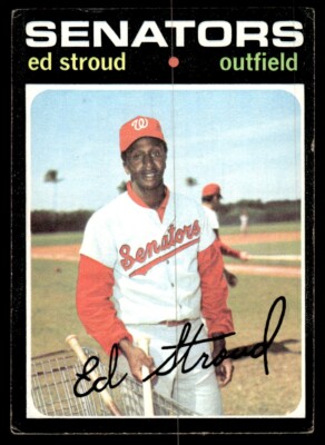 1971 Topps Baseball Card Ed Stroud Washington Senators #217 | eBay