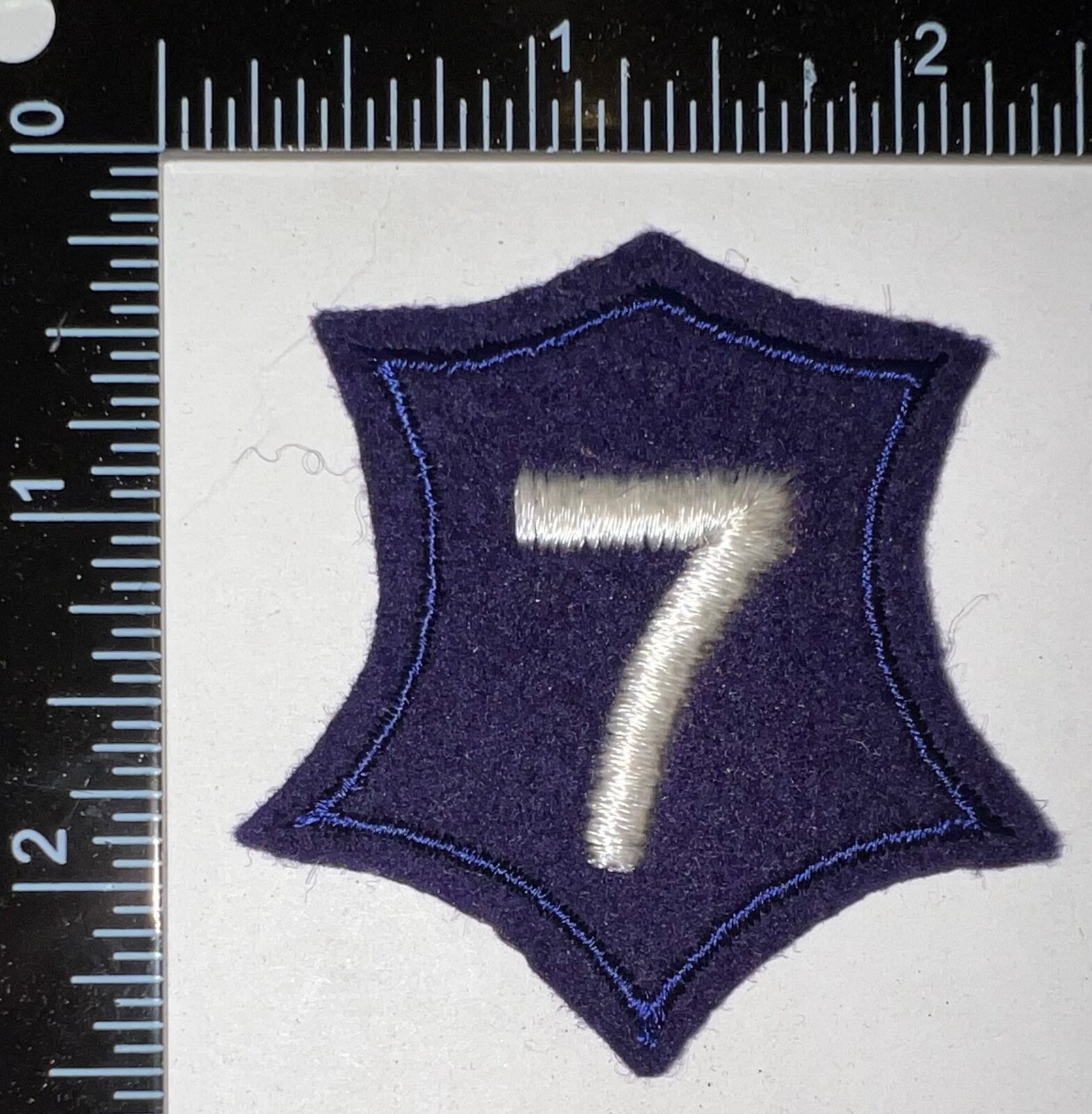 Interwar Early WWII US Army 7th Corps FELT Patch | eBay