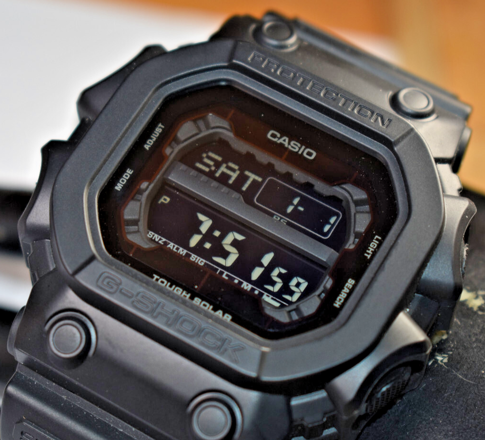 Casio GX56BB-1 (3221) G-Shock Tough Solar Black King of Shock Men's ...