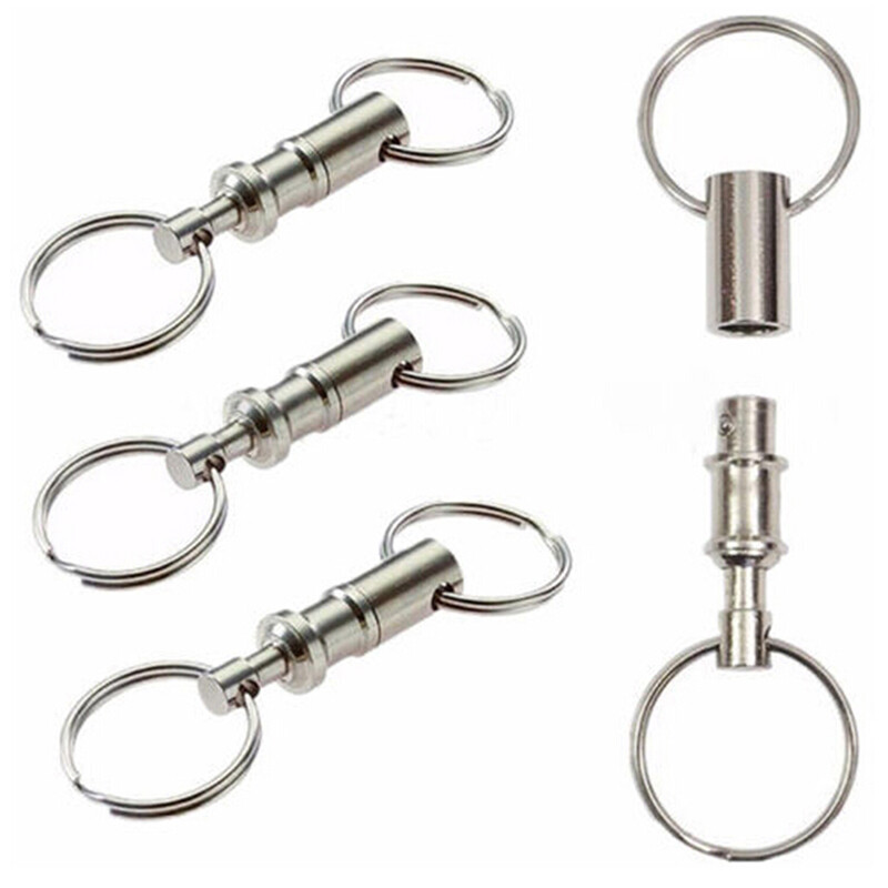 3Pcs detachable removable pull apart quick release key chain keych WKS ...