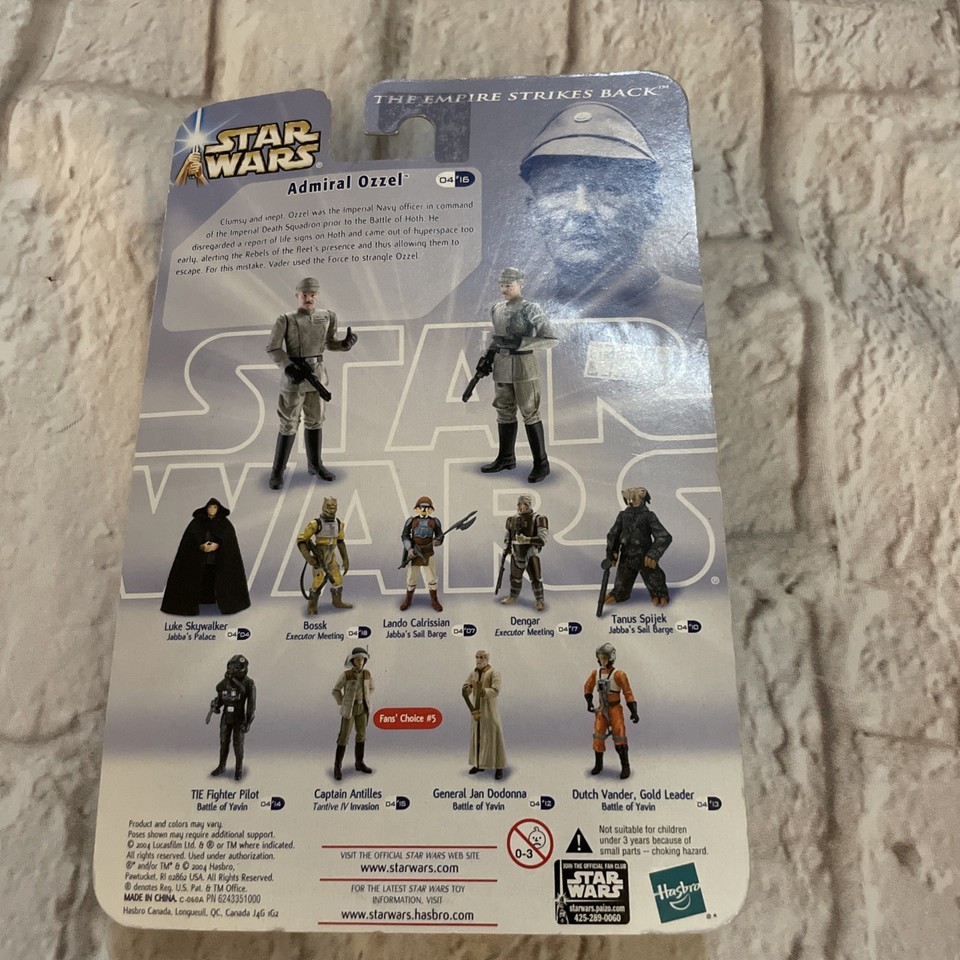 Star Wars Empire Strikes Back Executor Assault Admiral Ozzel Figure | eBay