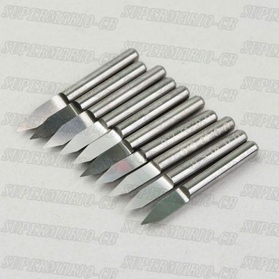 10x 1/8'' High Qulaity Carbide PCB Engraving Bit CNC Router Tool 45° 0 ...