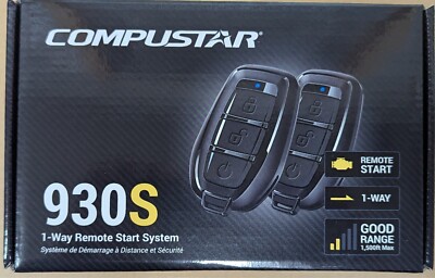 Compustar Car Remote Starter System with 2 Remotes 1500 Feet Range ...