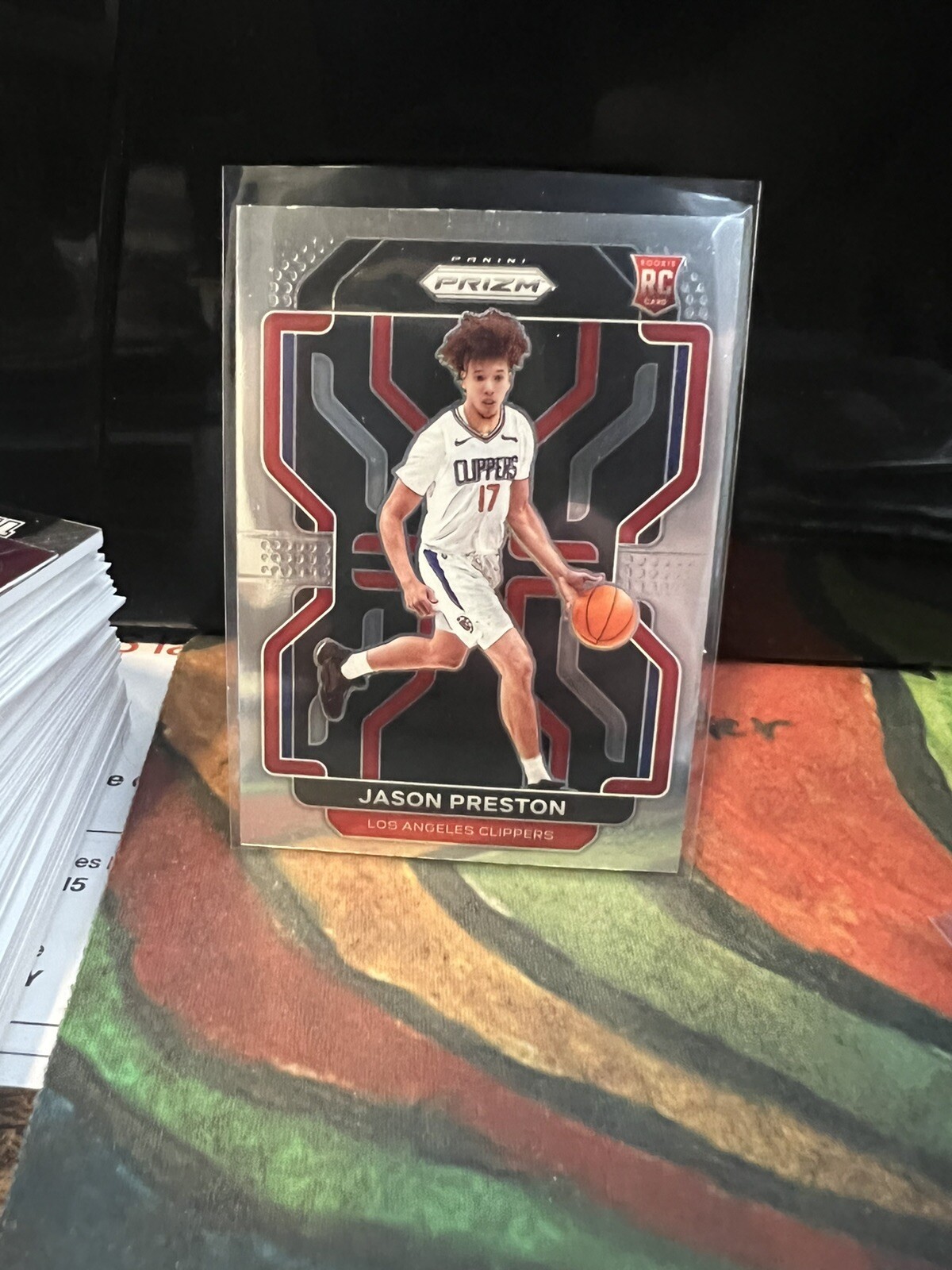 2021-22 Panini Prizm Jason Preston Base Rookie RC #327 Los Angeles ...