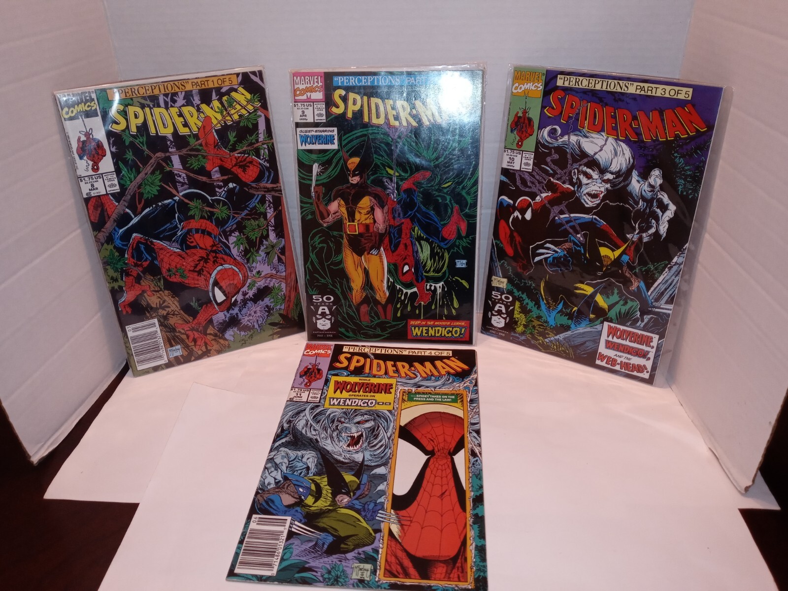 Marvel Spider-Man #1 2 3 4 5 6 7 8 9 10 11- McFarlane Perceptions ...