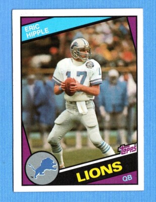 1984 Topps #255 Eric Hipple NM Detroit Lions | eBay